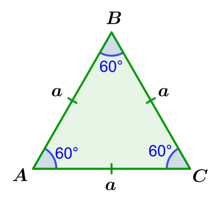 What are the characteristics of equilateral triangles? - Neurochispas