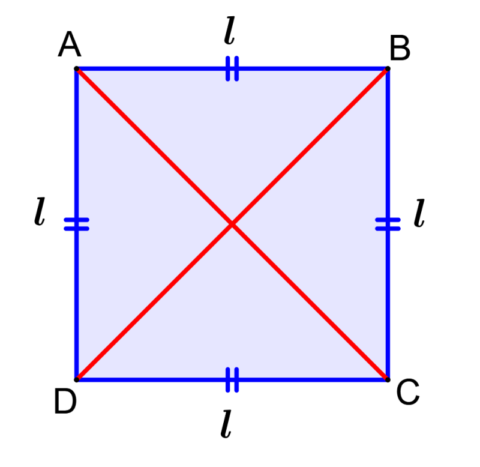 Diagonal of a Square - Formulas and Examples - Neurochispas